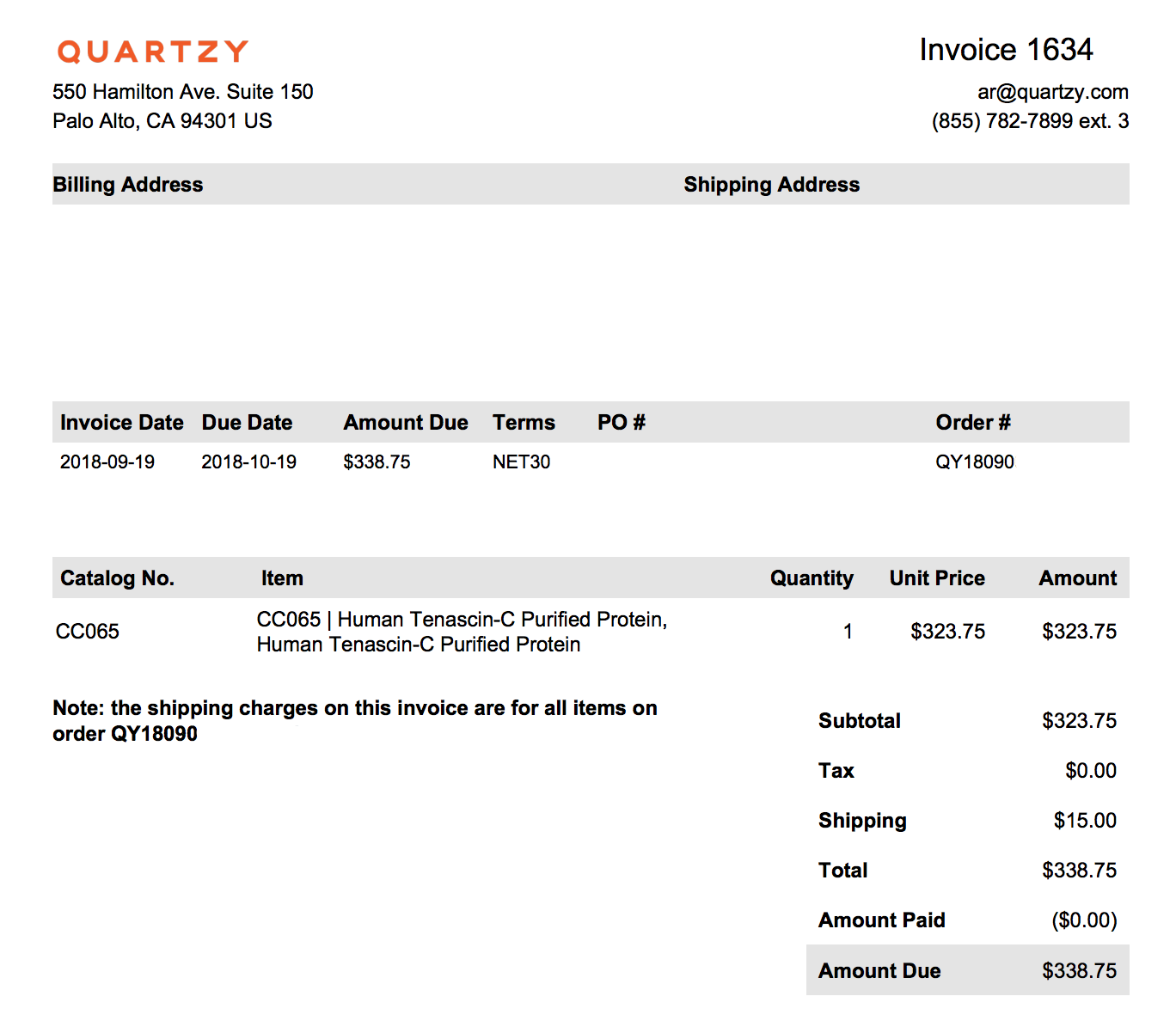 Print Invoices From Purchase History Quartzy Support