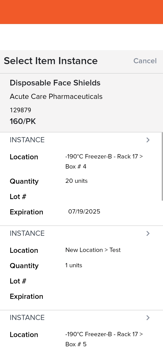 Use the mobile app barcode scanner to update inventory items – Quartzy ...
